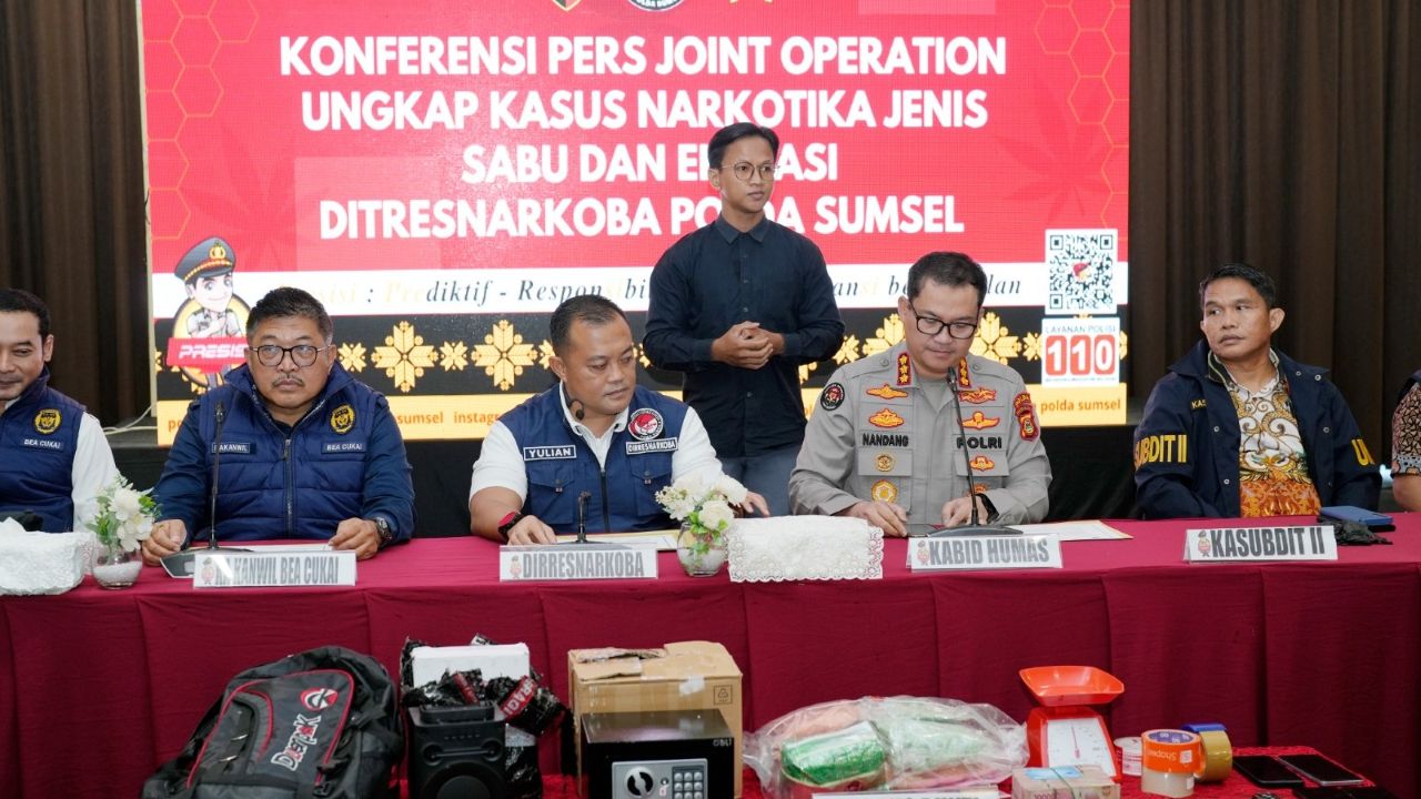 Sindikat Narkoba Tambang Digulung Polda Sumsel dan Bea Cukai, 11.443 ...