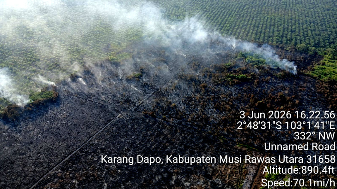 3 Ha Lahan Terbakar di Karang Dapo Musi Rawas Utara, Warga Diingatkan ...