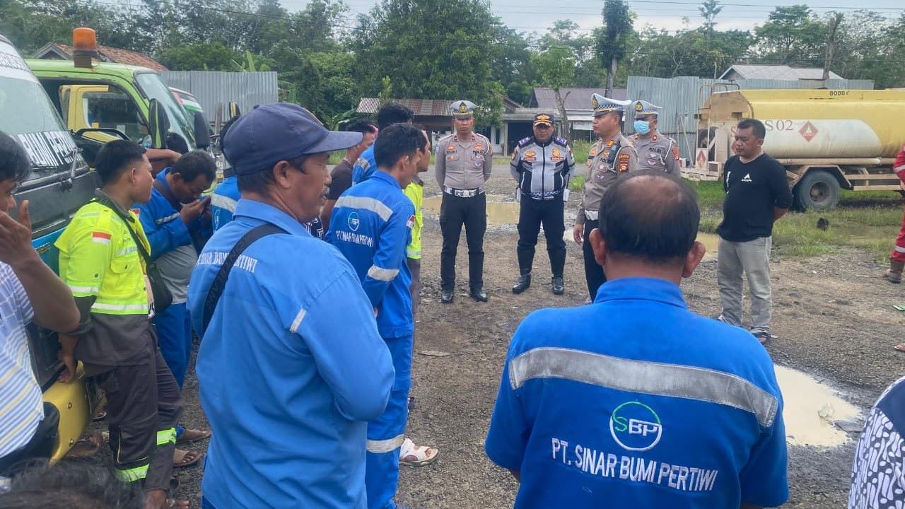 Paska Insiden Truk Tangki dan Bus ALS di Muratara, Polres Musi Rawas ...